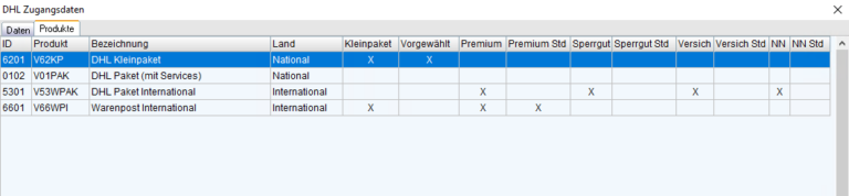 DHL API Einrichten – Dokumentation